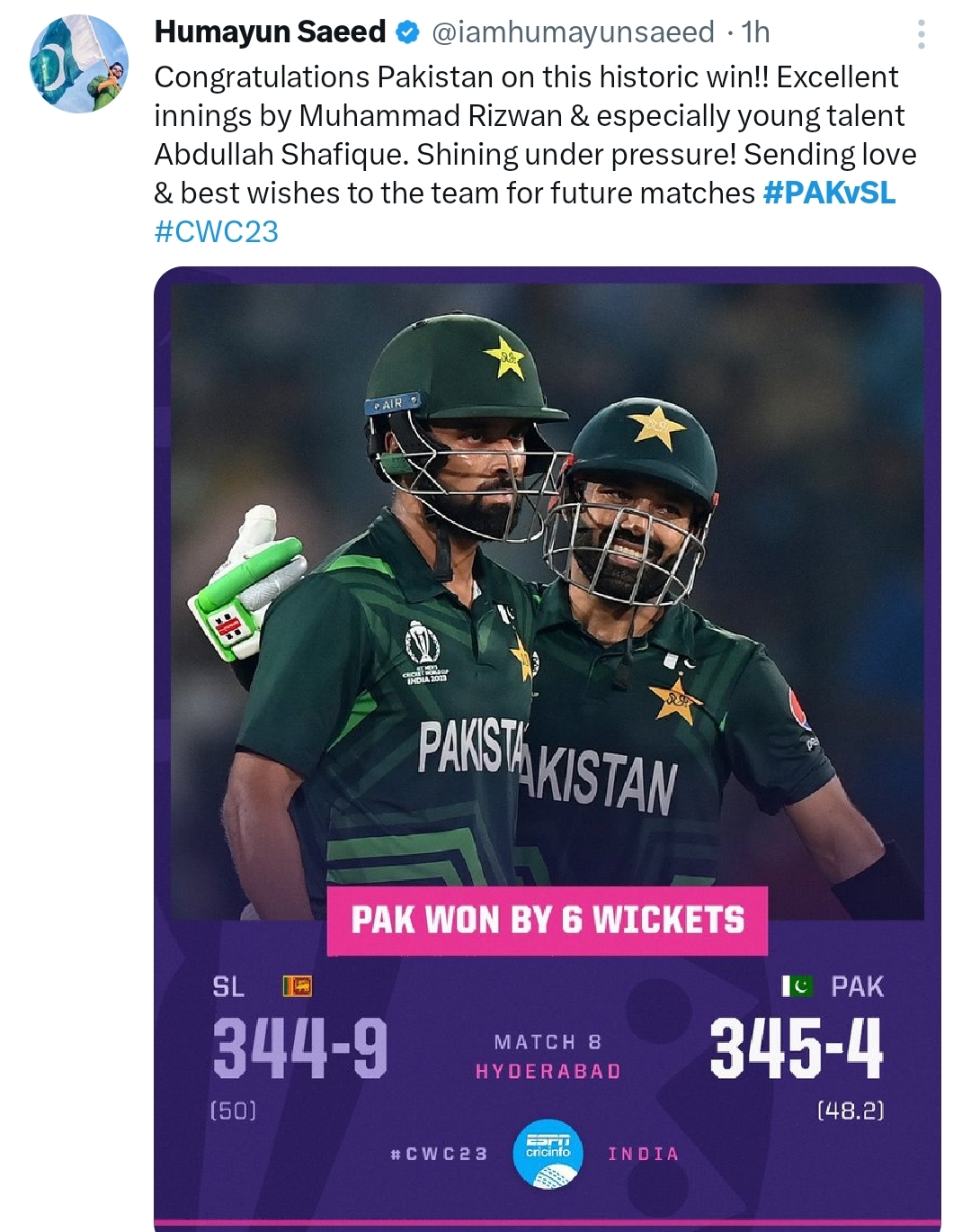 Pakistani Celebrities Praise Muhammad Rizwan & Abdullah Shafique | Reviewit.pk