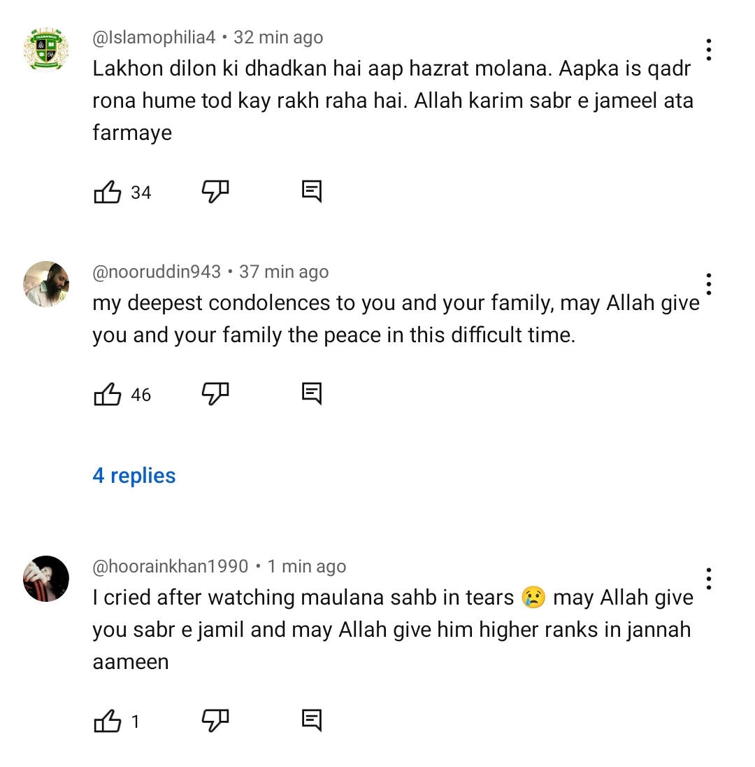 Emotional Video of Maulana Tariq Jamil After His Son's Death | Reviewit.pk