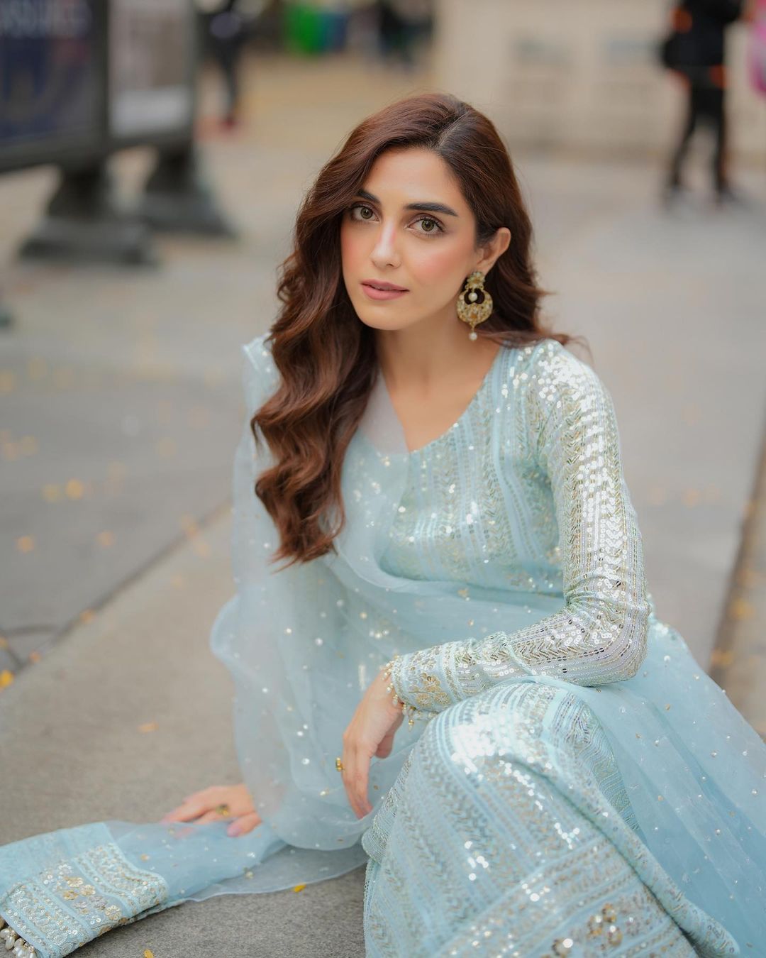 Maya Ali's Stunning Photoshoot From USA in Eastern Wear | Reviewit.pk