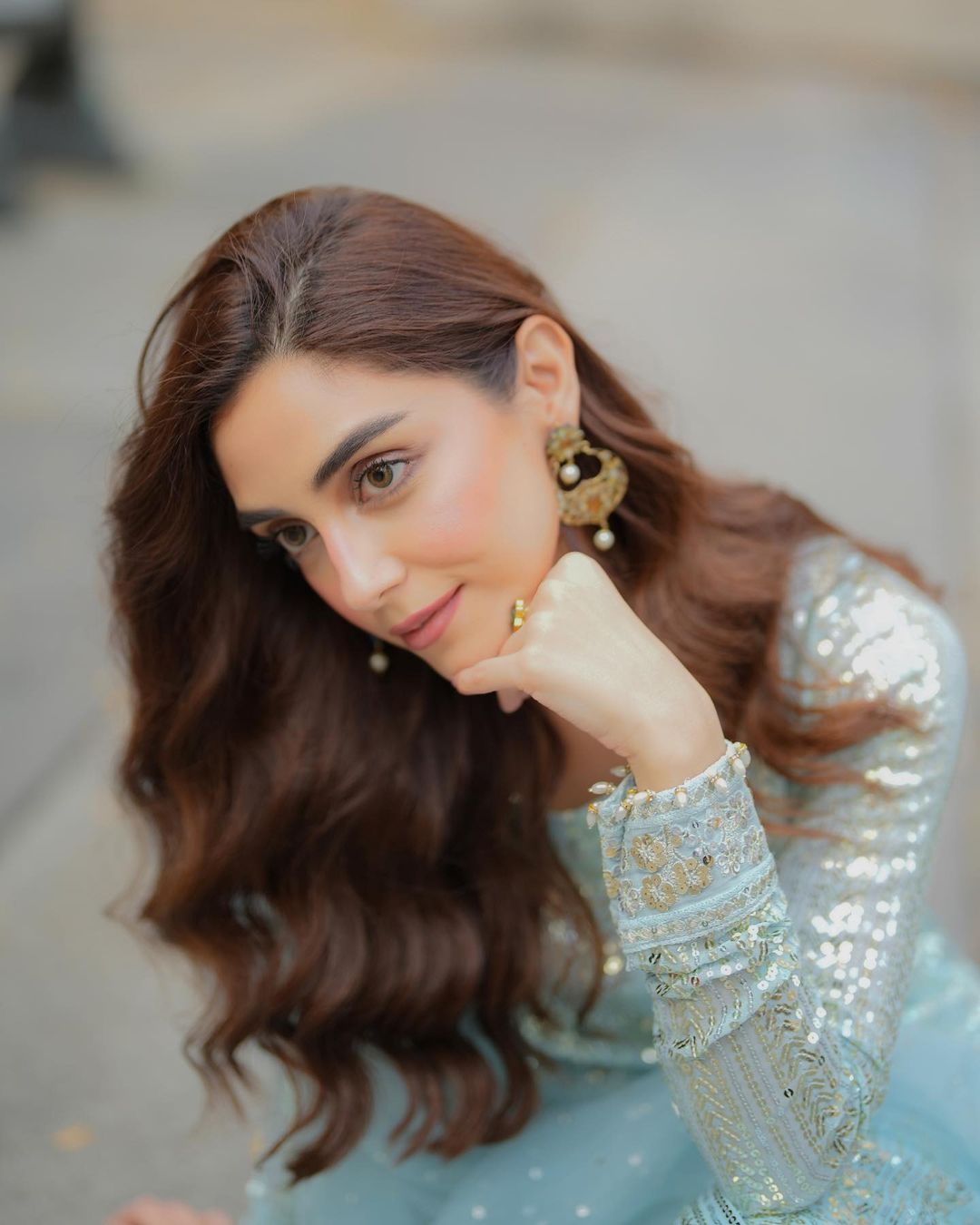 Maya Ali's Stunning Photoshoot From USA in Eastern Wear | Reviewit.pk