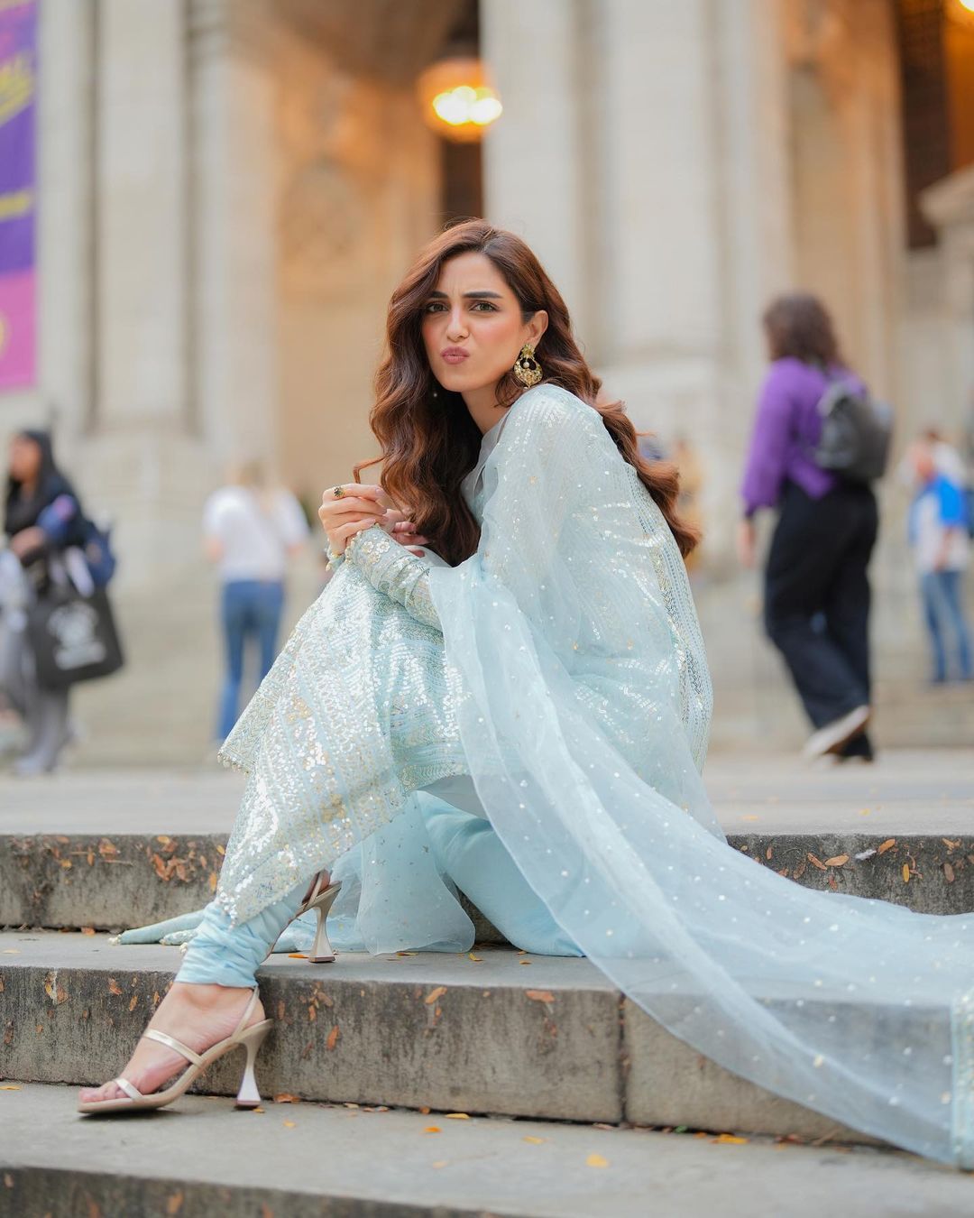 Maya Ali's Stunning Photoshoot From USA in Eastern Wear | Reviewit.pk