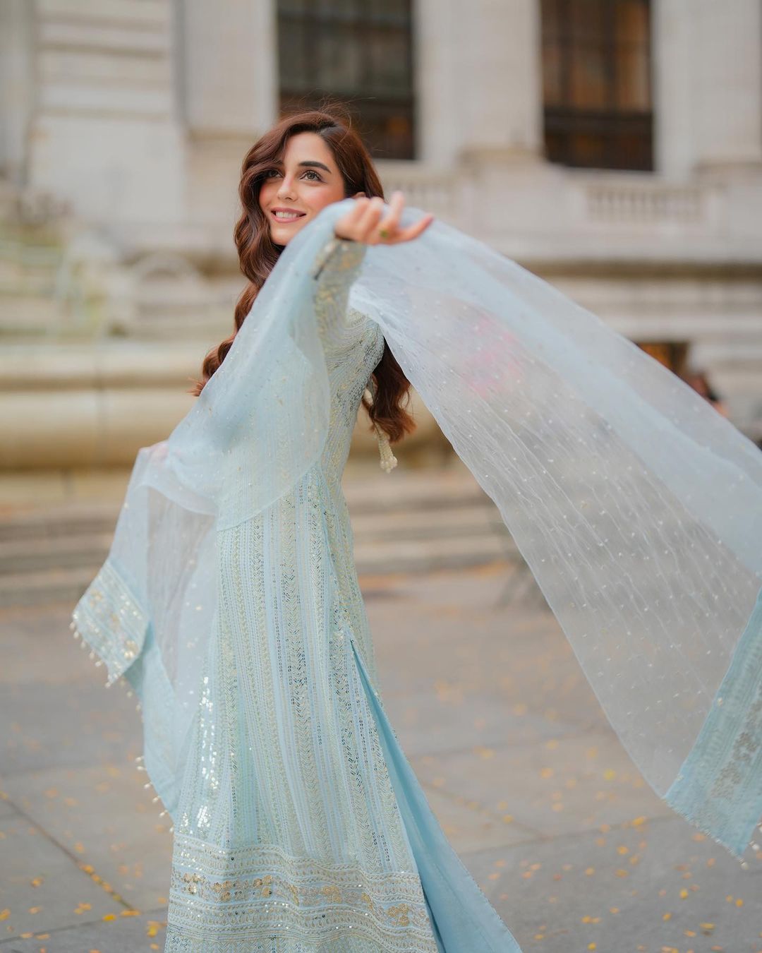 Maya Ali's Stunning Photoshoot From USA in Eastern Wear | Reviewit.pk