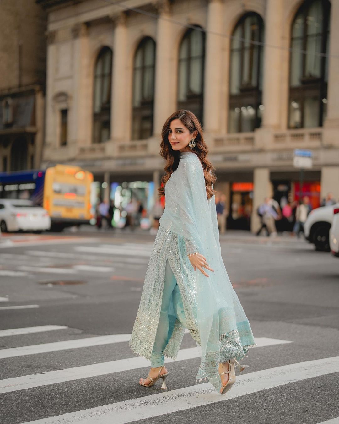 Maya Ali's Stunning Photoshoot From USA in Eastern Wear | Reviewit.pk
