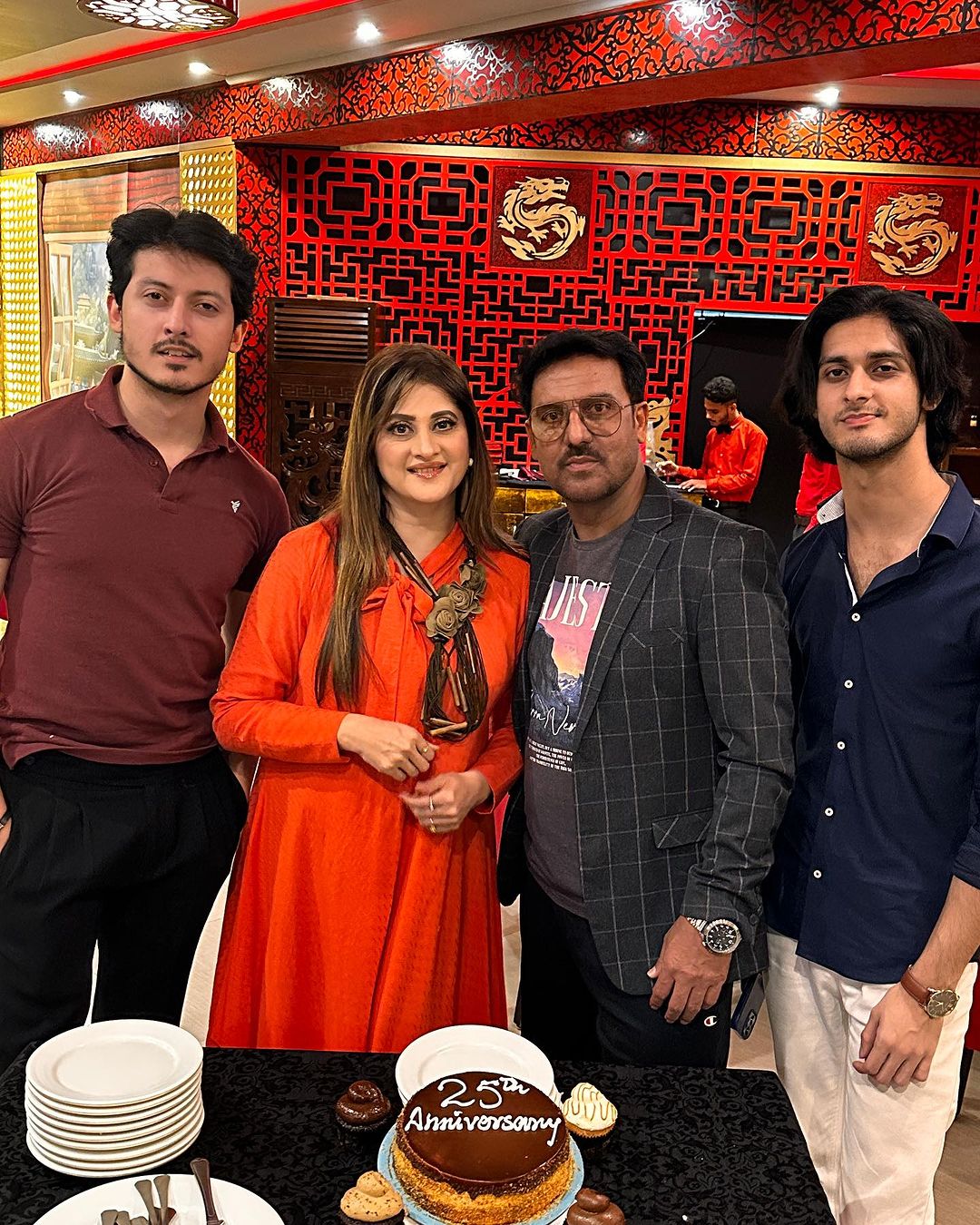 Sahiba And Rambo Celebrate 25 Years Of Marriage | Reviewit.pk