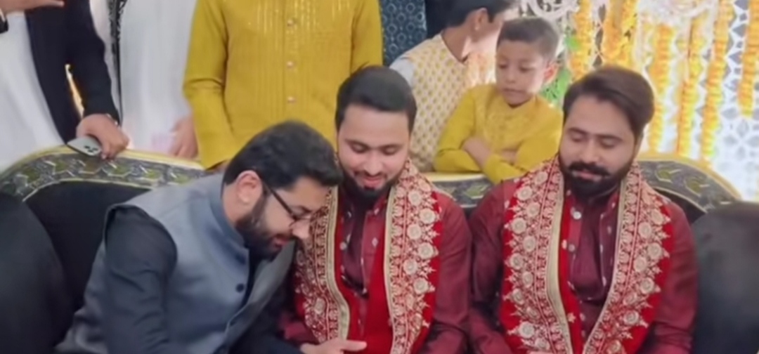 Cricketer Faheem Ashraf Mehndi Event Pictures & Videos | Reviewit.pk