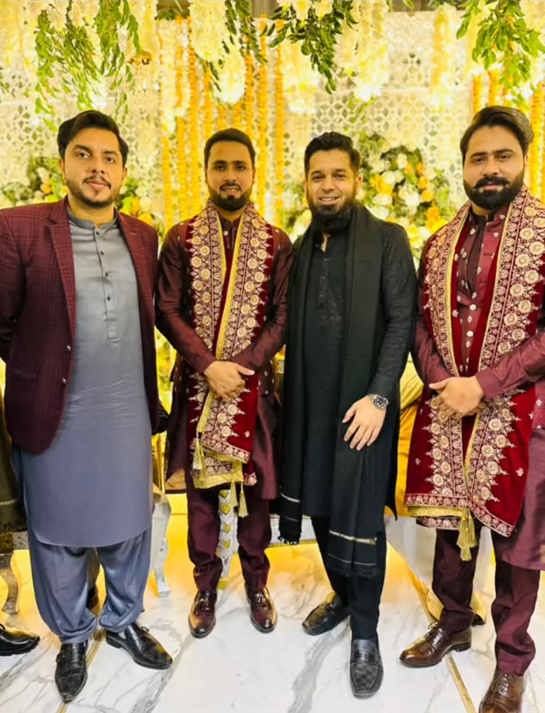 Cricketer Faheem Ashraf Mehndi Event Pictures & Videos | Reviewit.pk