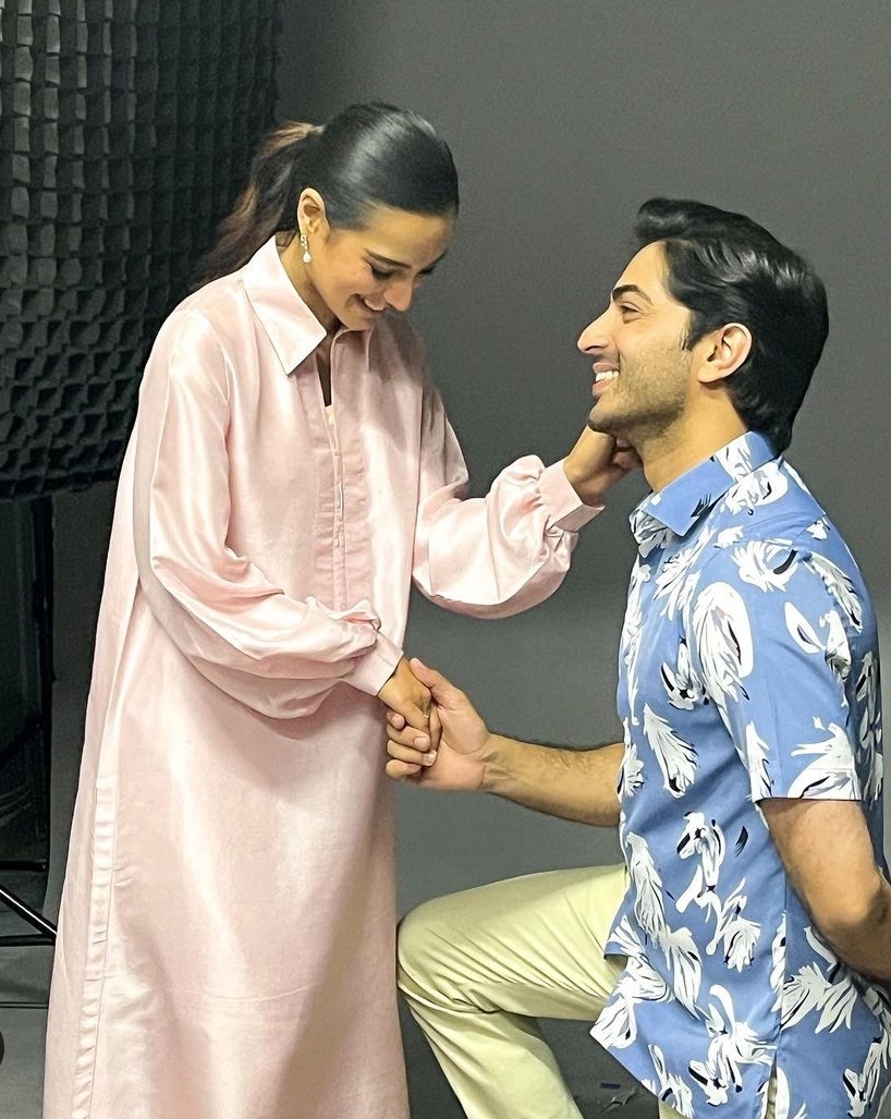 Drama Serial Mannat Murad BTS Pictures | Reviewit.pk