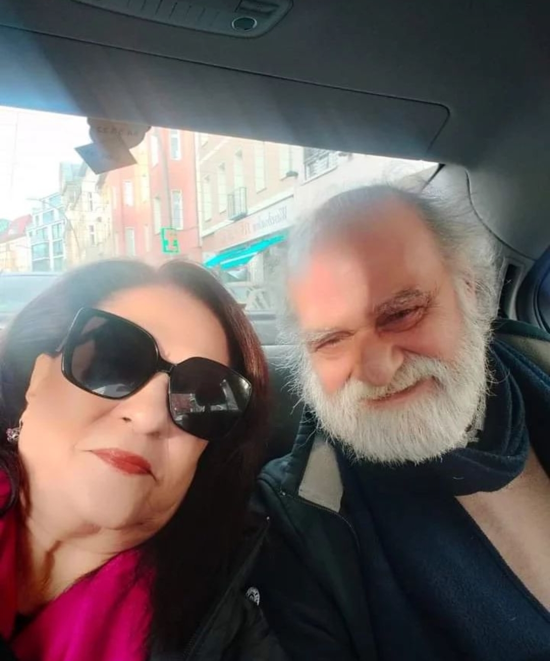 Beautiful Couple Samina Ahmad & Manzar Sehbai New Clicks | Reviewit.pk