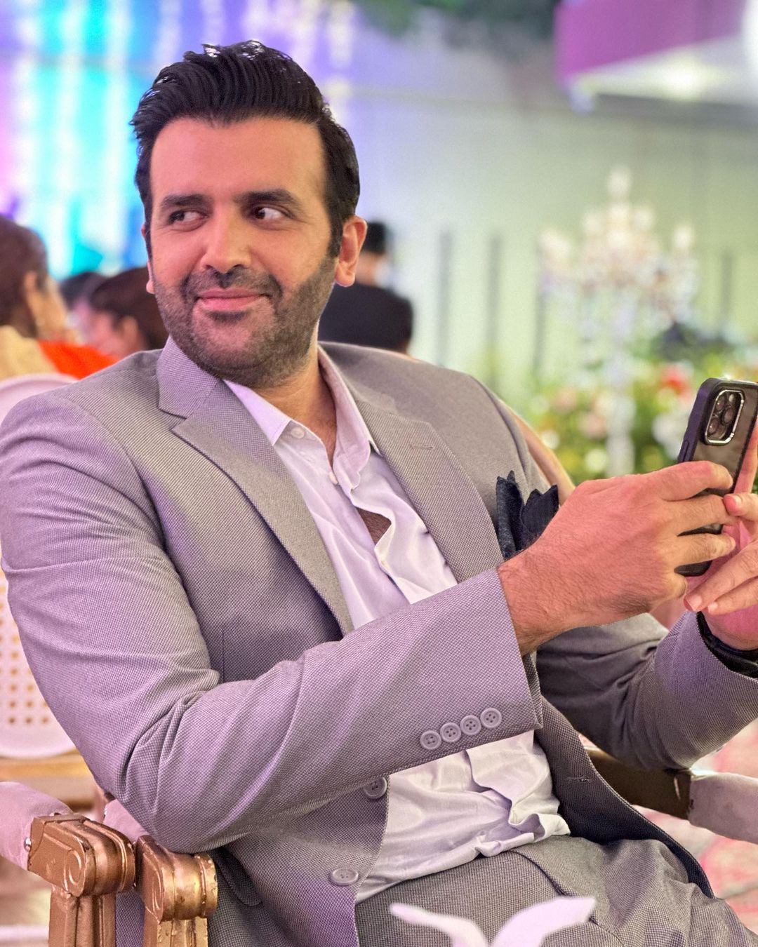 Sunita Marshall and Hassan Ahmed Beautiful Family Clicks | Reviewit.pk