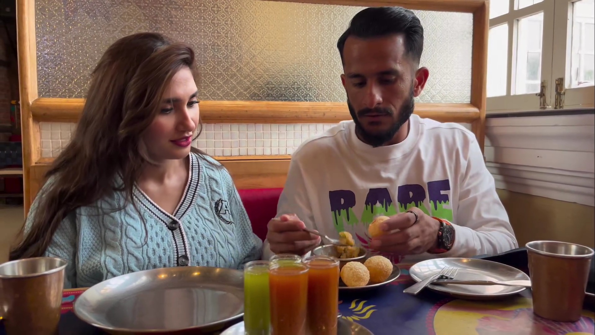 Samya Khan's Cutest Video With Hassan Ali | Reviewit.pk