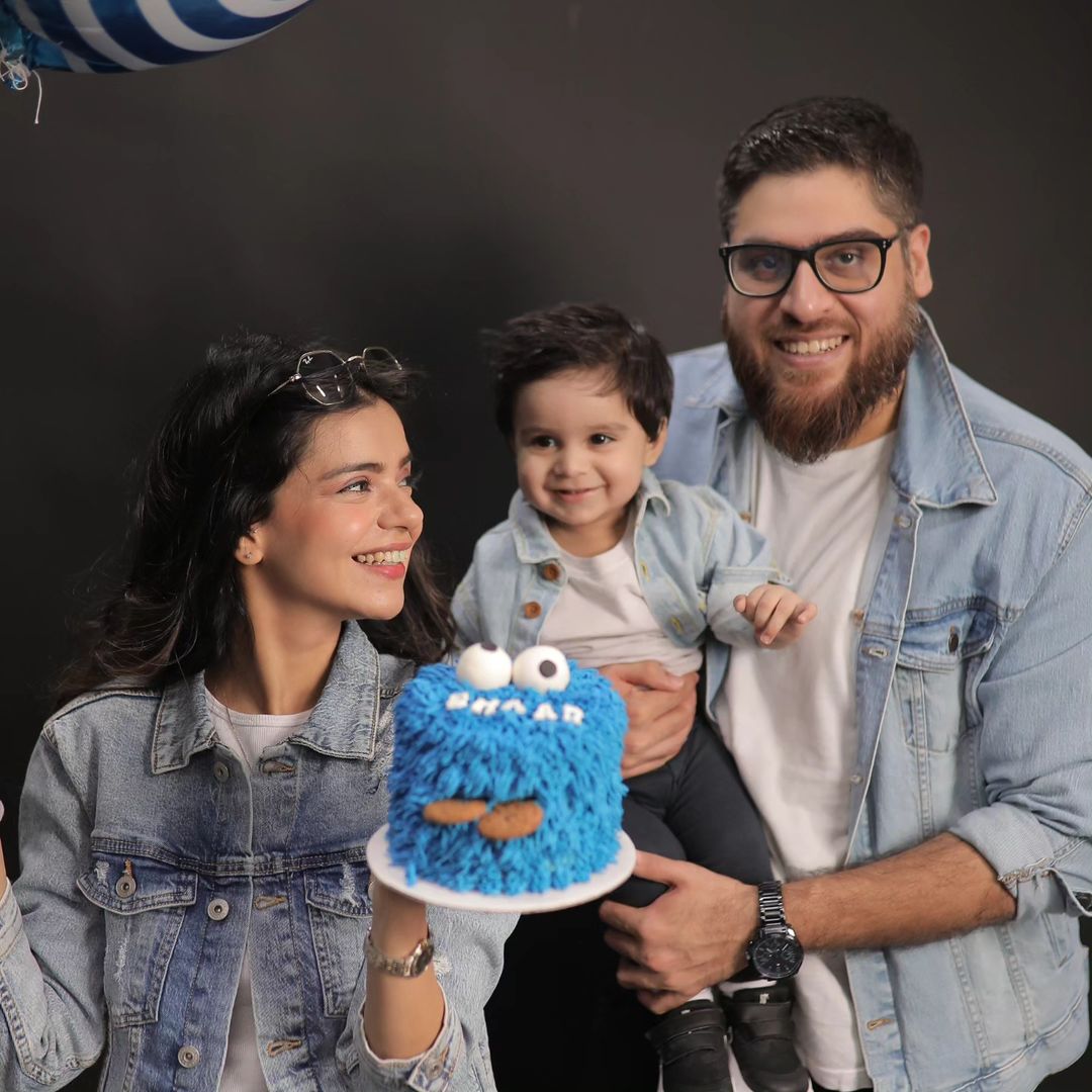 Srha Asghar Celebrates 1st Birthday Of Son Ehaan Murtaza | Reviewit.pk