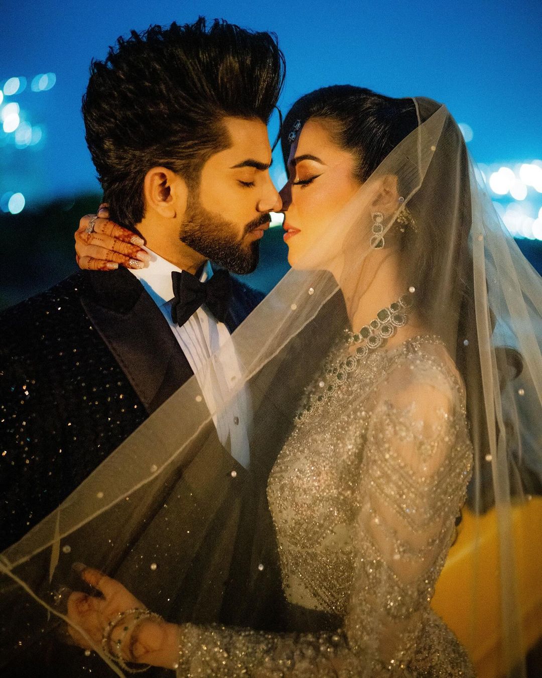 Zarnab Fatima-Laraib Khalid Sports Car Themed Walima Shoot | Reviewit.pk