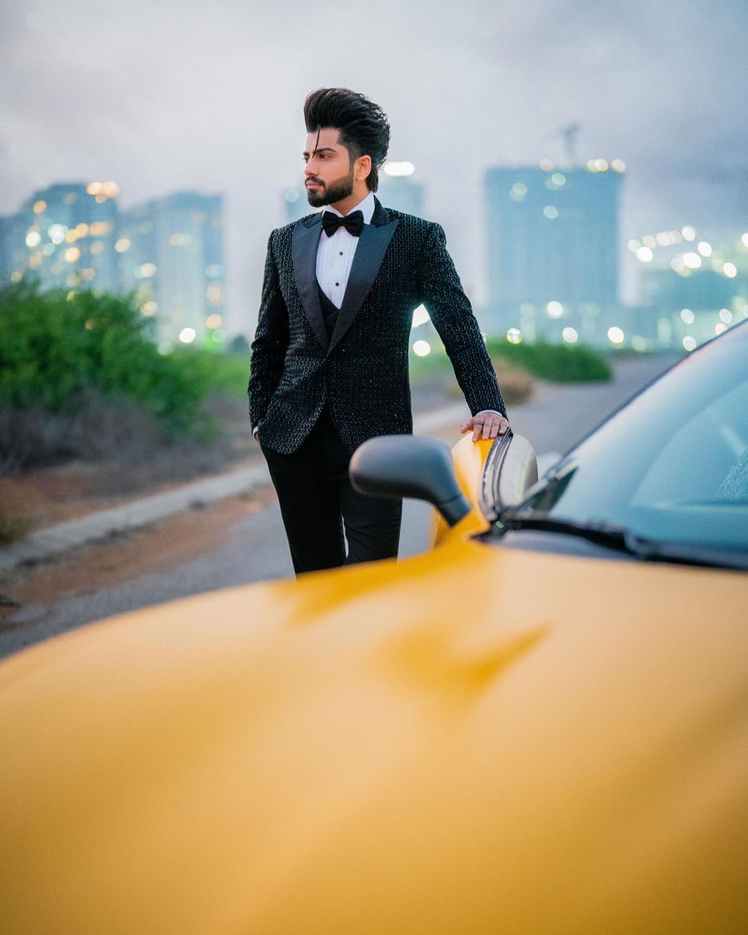 Zarnab Fatima-Laraib Khalid Sports Car Themed Walima Shoot | Reviewit.pk