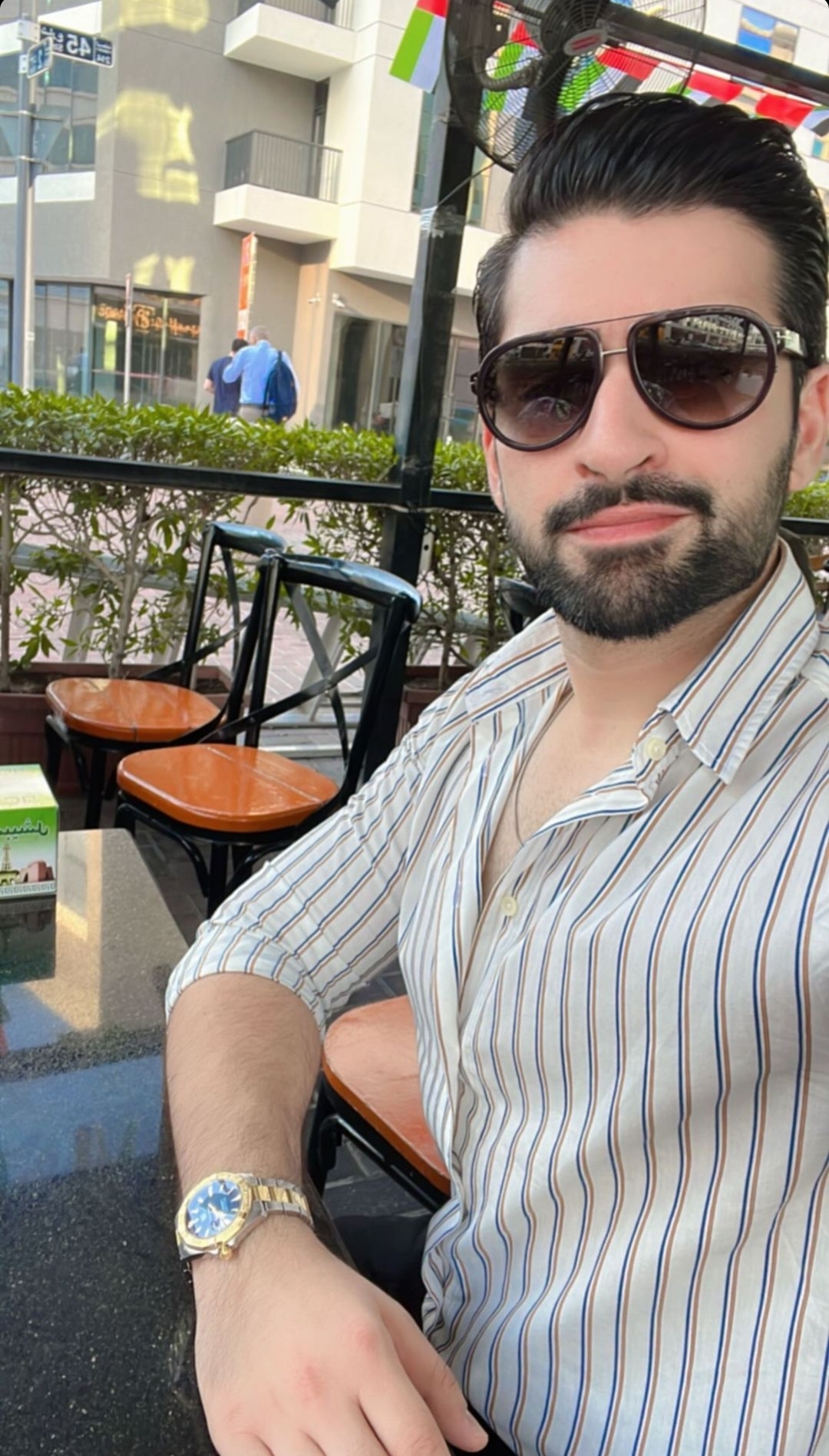 Aiman Khan and Muneeb Butt New Pictures From Dubai | Reviewit.pk