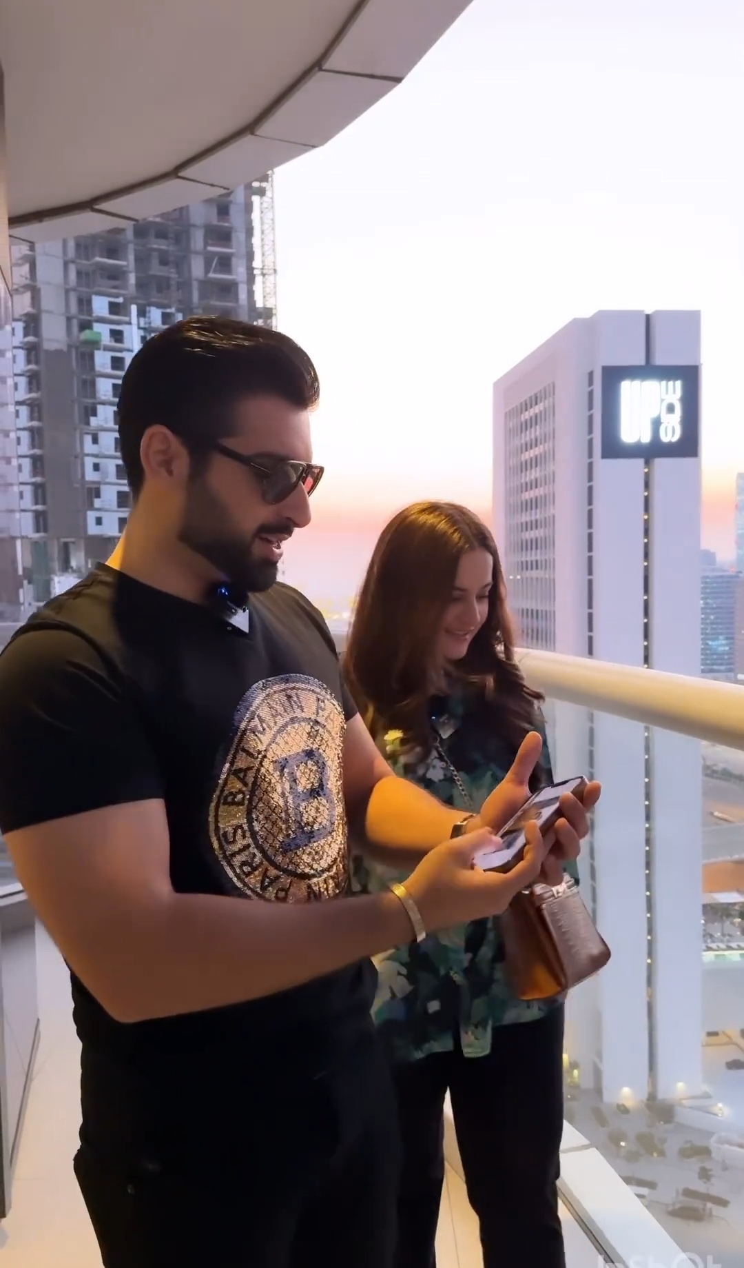 Aiman and Muneeb's New Instagram Reel & Pictures From Dubai | Reviewit.pk