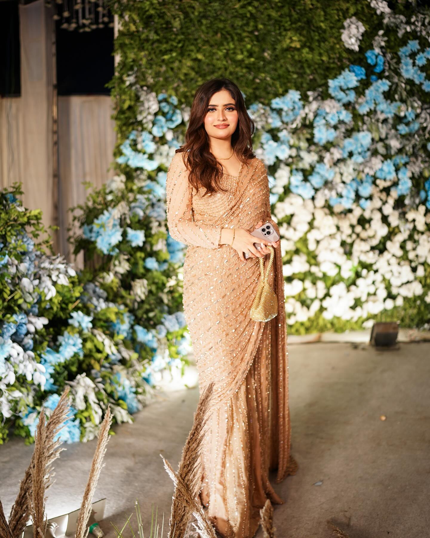 Aroob Jatoi And Ducky Bhai At Iqra Kanwal's Reception | Reviewit.pk