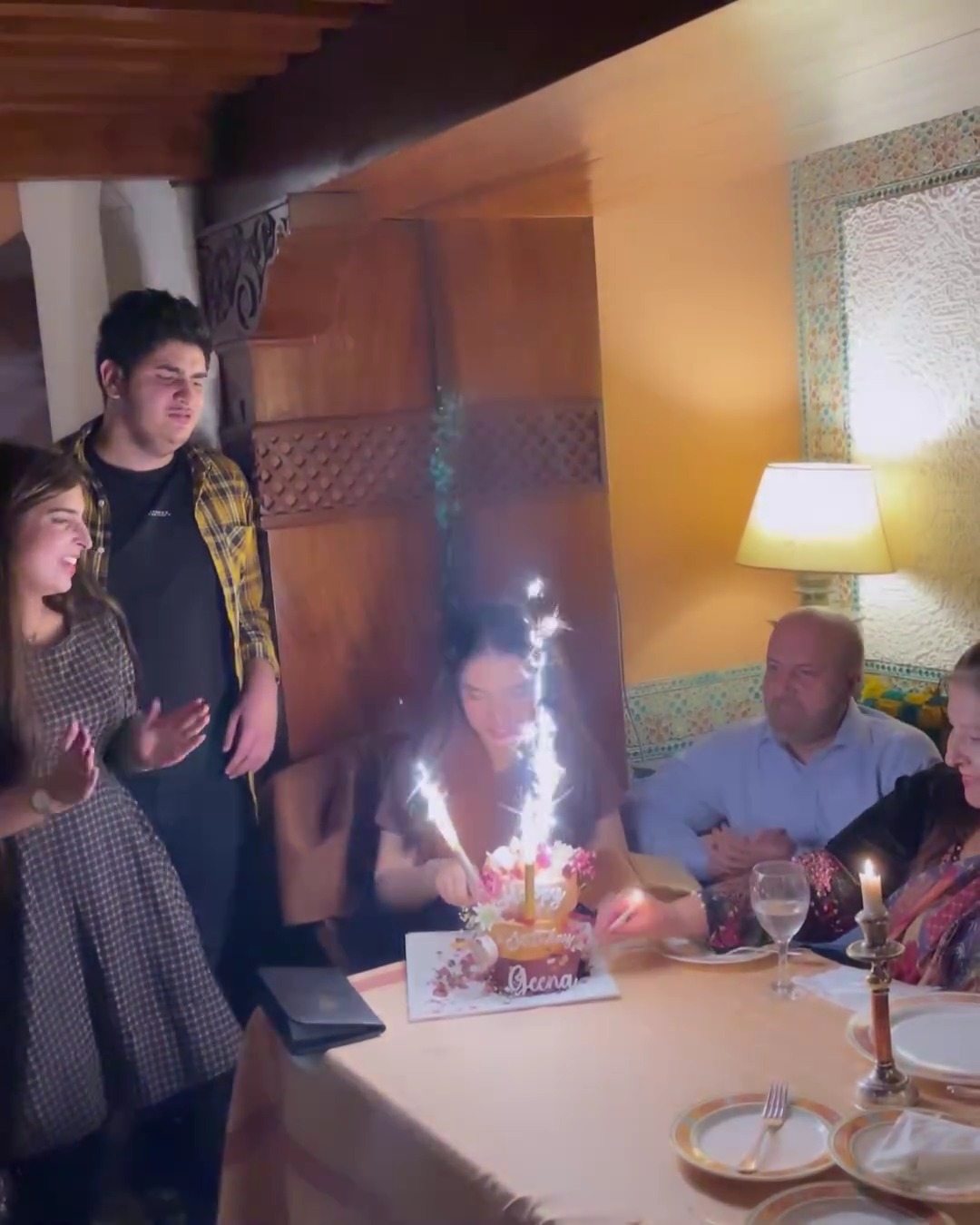 Dananeer Mobeen's Beautiful Birthday Celebration With Her Family ...