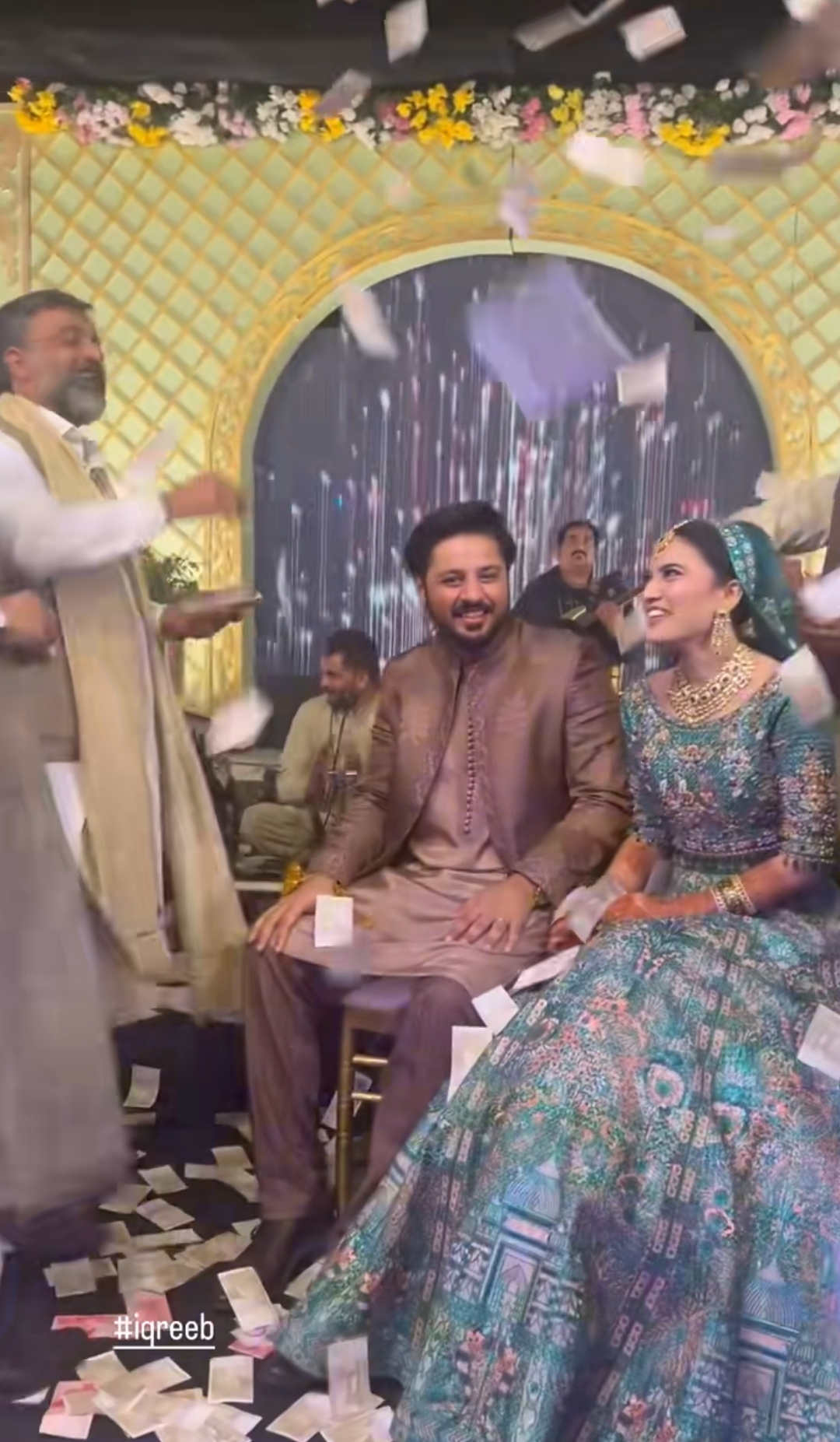 Iqra Kanwal & Areeb Pervaiz Mehndi Event Pictures & Videos | Reviewit.pk