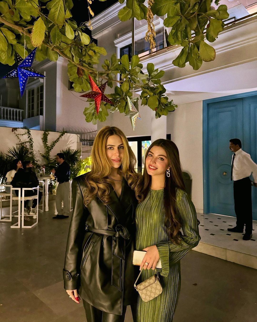 Sajal Aly & Kinza Hashmi Enjoying the Christmas Celebration | Reviewit.pk