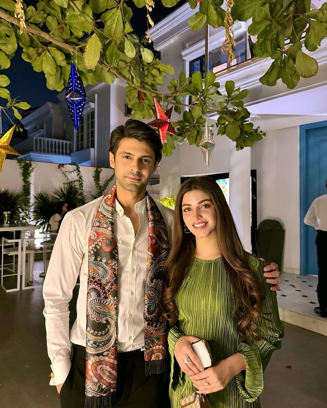 Sajal Aly & Kinza Hashmi Enjoying the Christmas Celebration | Reviewit.pk