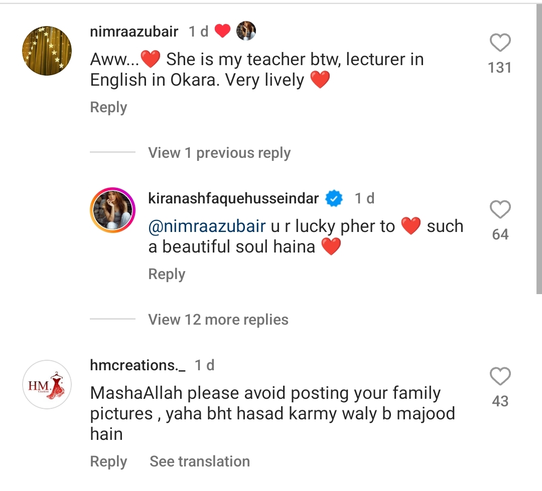 Kiran Ashfaque's Tribute Video For Her Mother In Law | Reviewit.pk