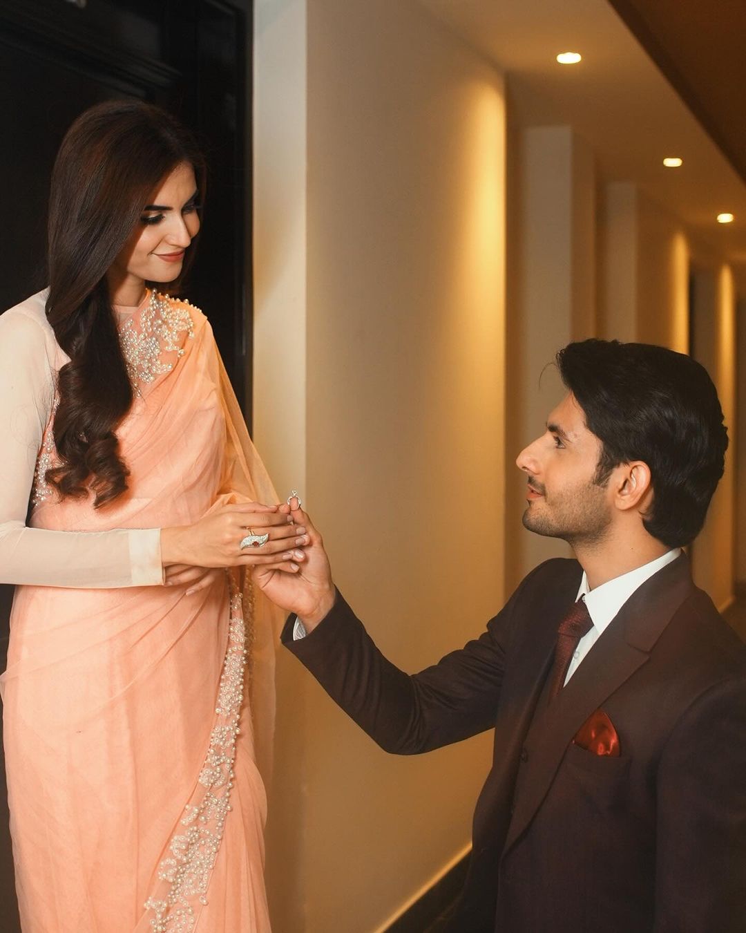 Washma Fatima And Subhan Awan Romantic Anniversary Shoot | Reviewit.pk