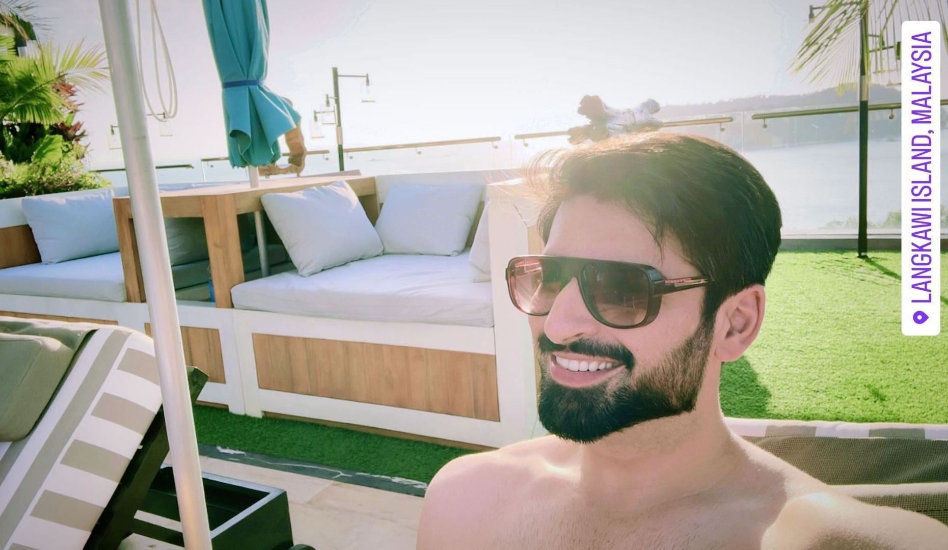 Aiman Khan & Muneeb Butt Pictures from Langkawi Island Malaysia | Reviewit.pk