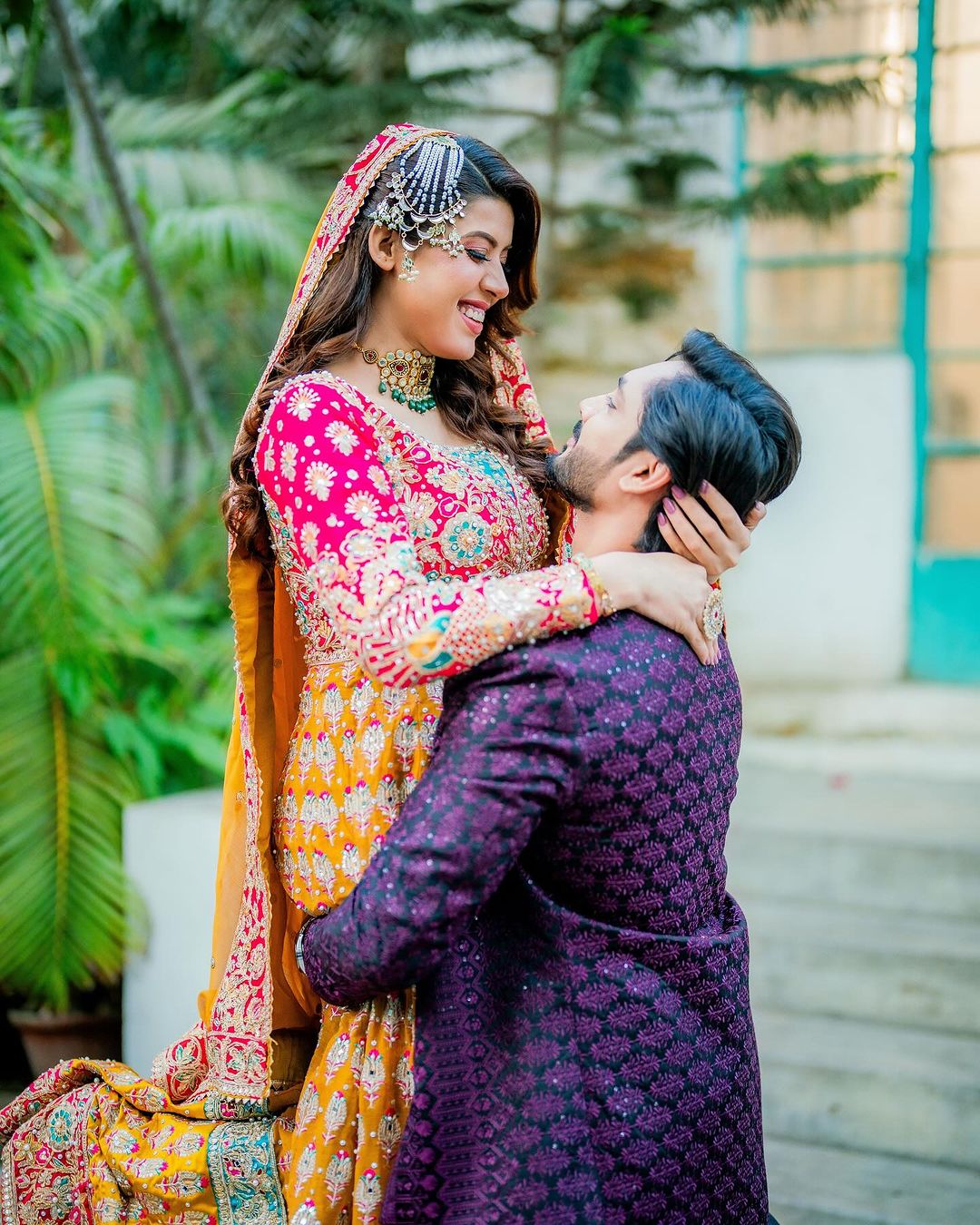 Actress & Tiktoker Aiman Zaman's Sangeet Event Pictures | Reviewit.pk