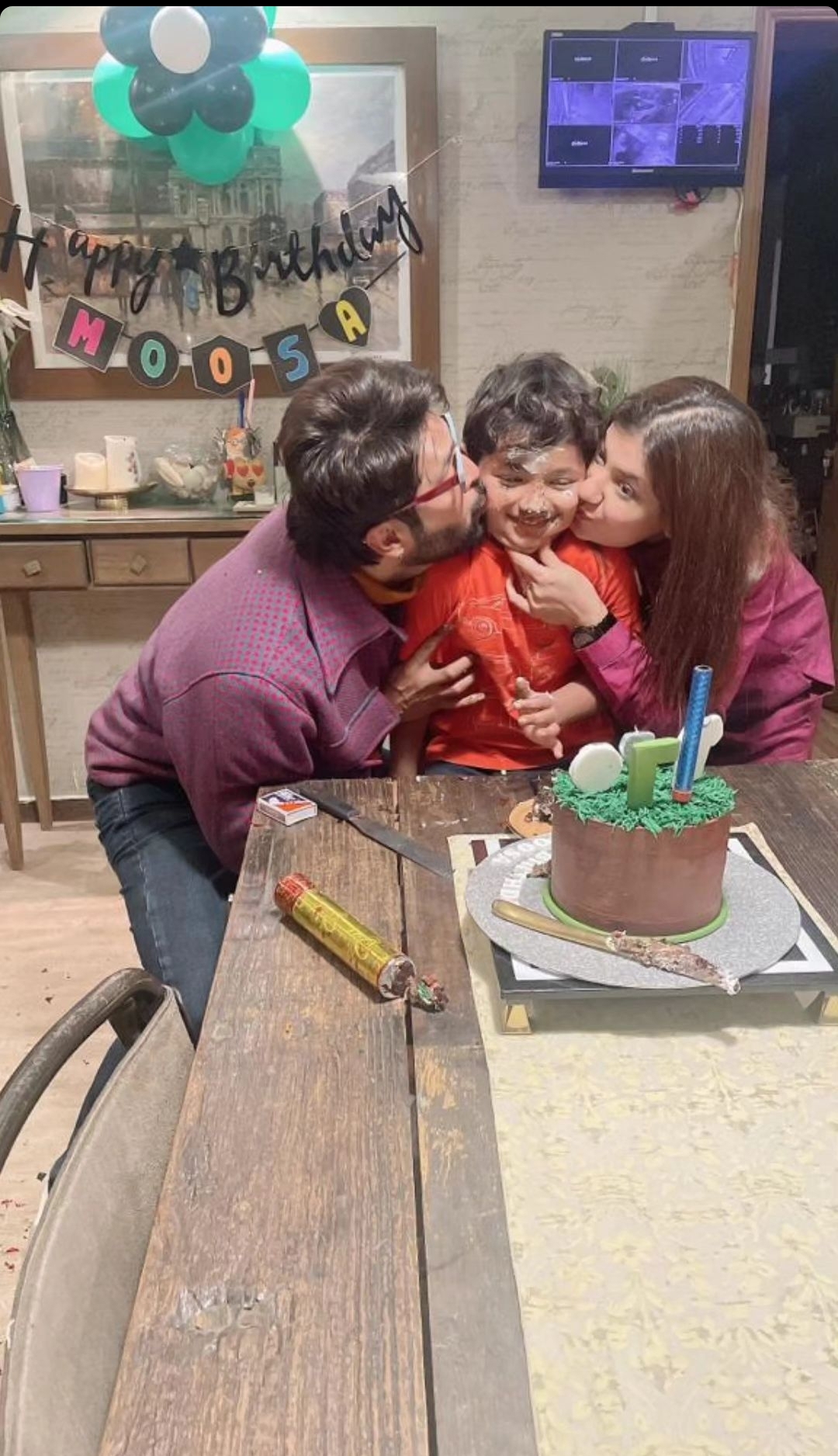 Fahad Mustafa Celebrated 8th Birthday Of Son Moosa | Reviewit.pk