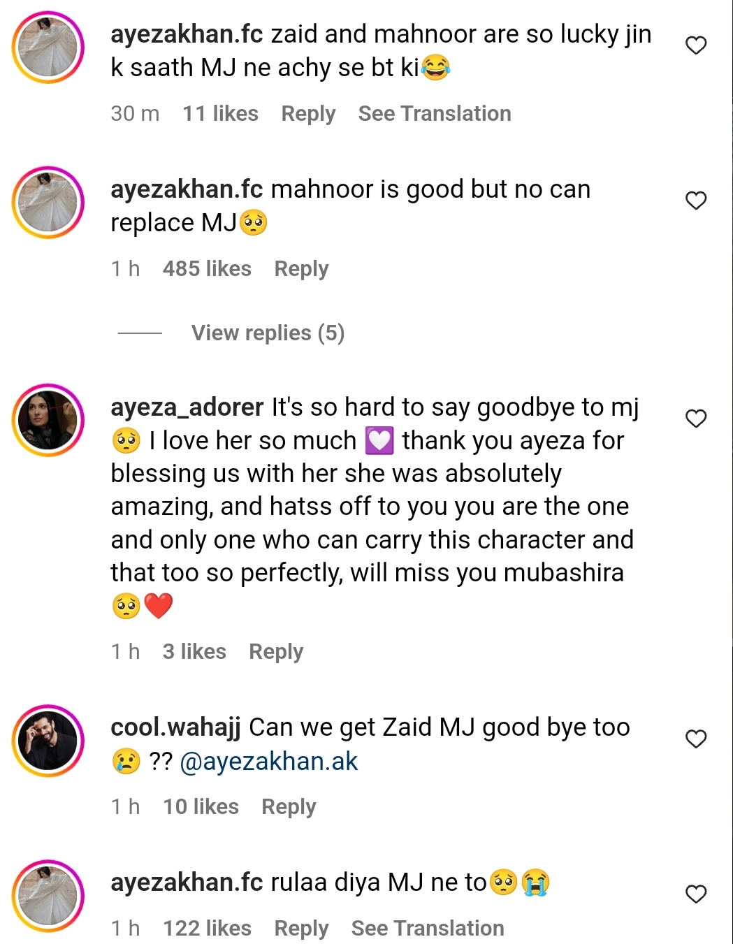 Ayeza khan As Mubashira And Mahnoor Face to Face | Reviewit.pk