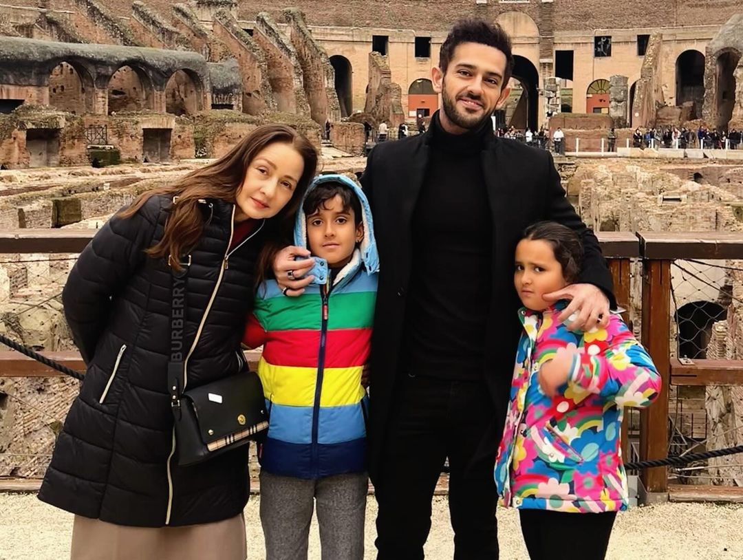 Azaan Sami Khan Beautiful Family Pictures from Europe | Reviewit.pk
