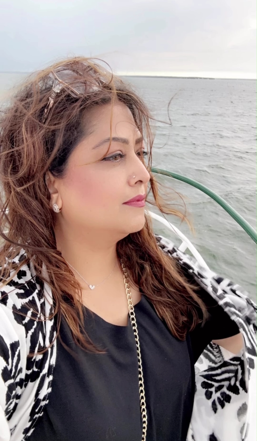 Fazila Qazi Pictures With Husband From New York | Reviewit.pk