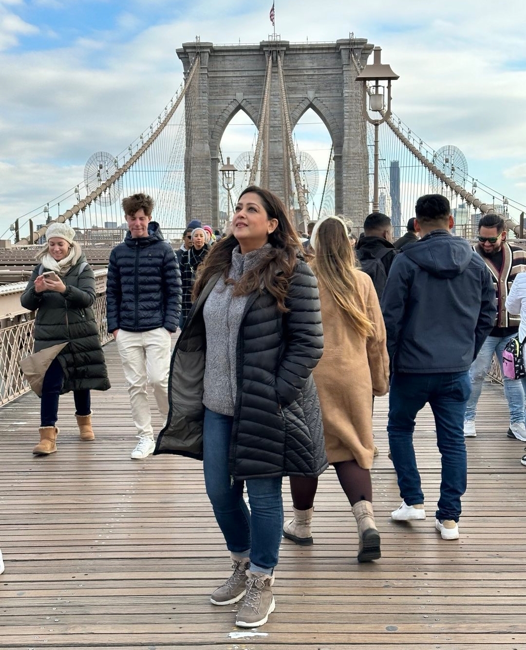 Fazila Qazi Pictures With Husband From New York | Reviewit.pk