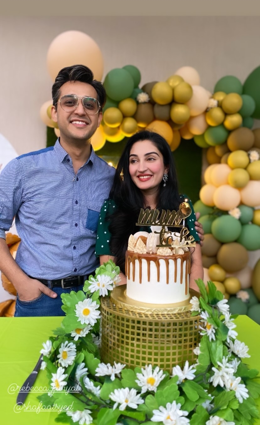 Host & Comedian Shafaat Ali Wife's Baby Shower & Get Together Pictures ...