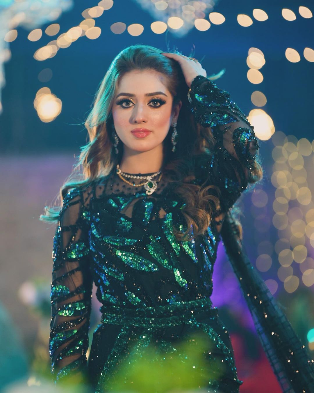 Jannat Mirza Sister Sehar's Qawali Night Event Pictures | Reviewit.pk