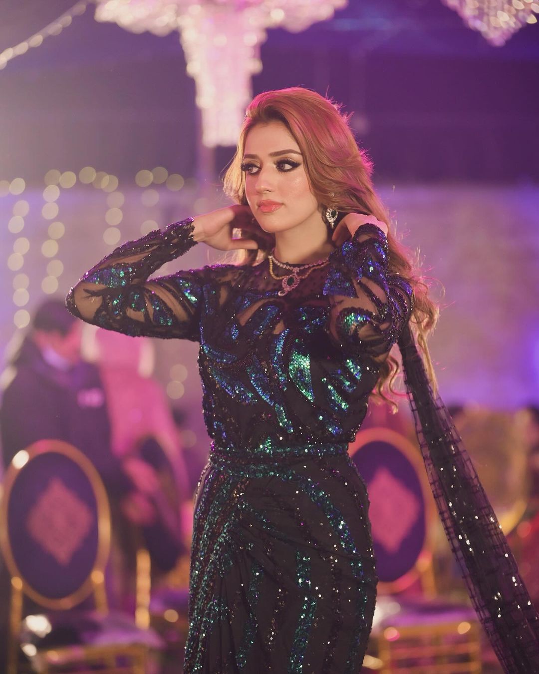 Jannat Mirza Sister Sehar's Qawali Night Event Pictures | Reviewit.pk