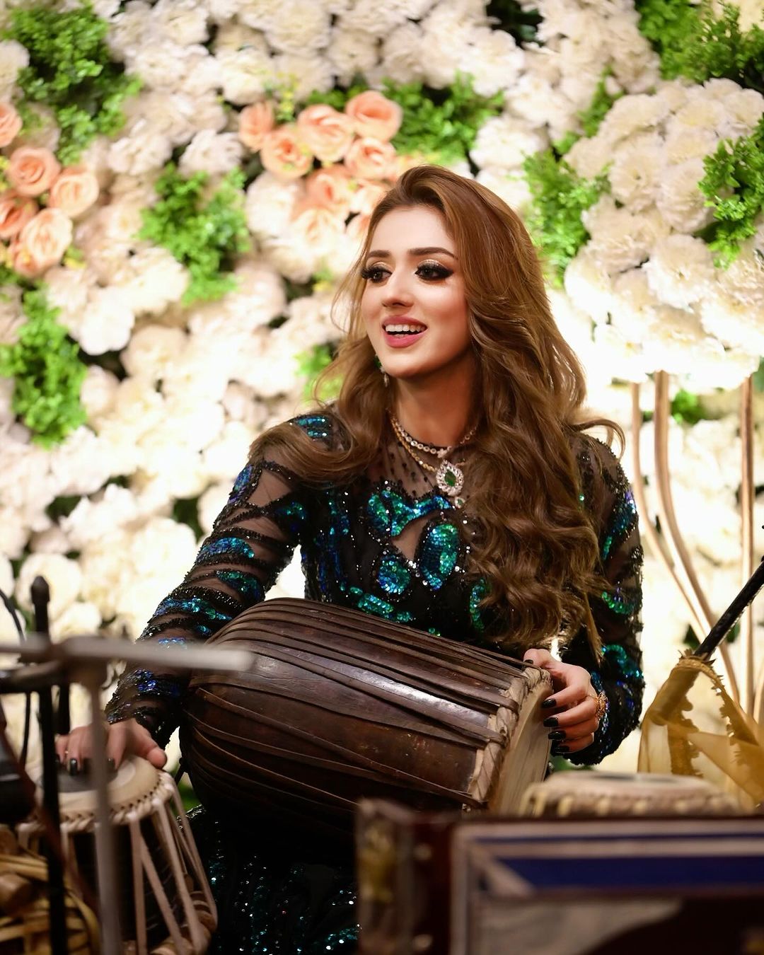 Jannat Mirza Sister Sehar's Qawali Night Event Pictures | Reviewit.pk