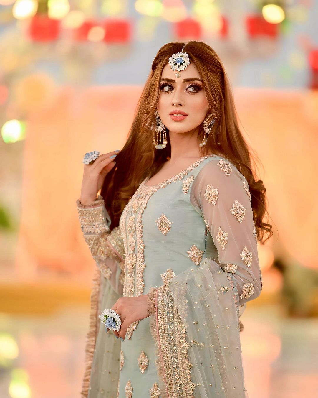 Jannat Mirza Sister Sehar's Mayun Event Pictures | Reviewit.pk