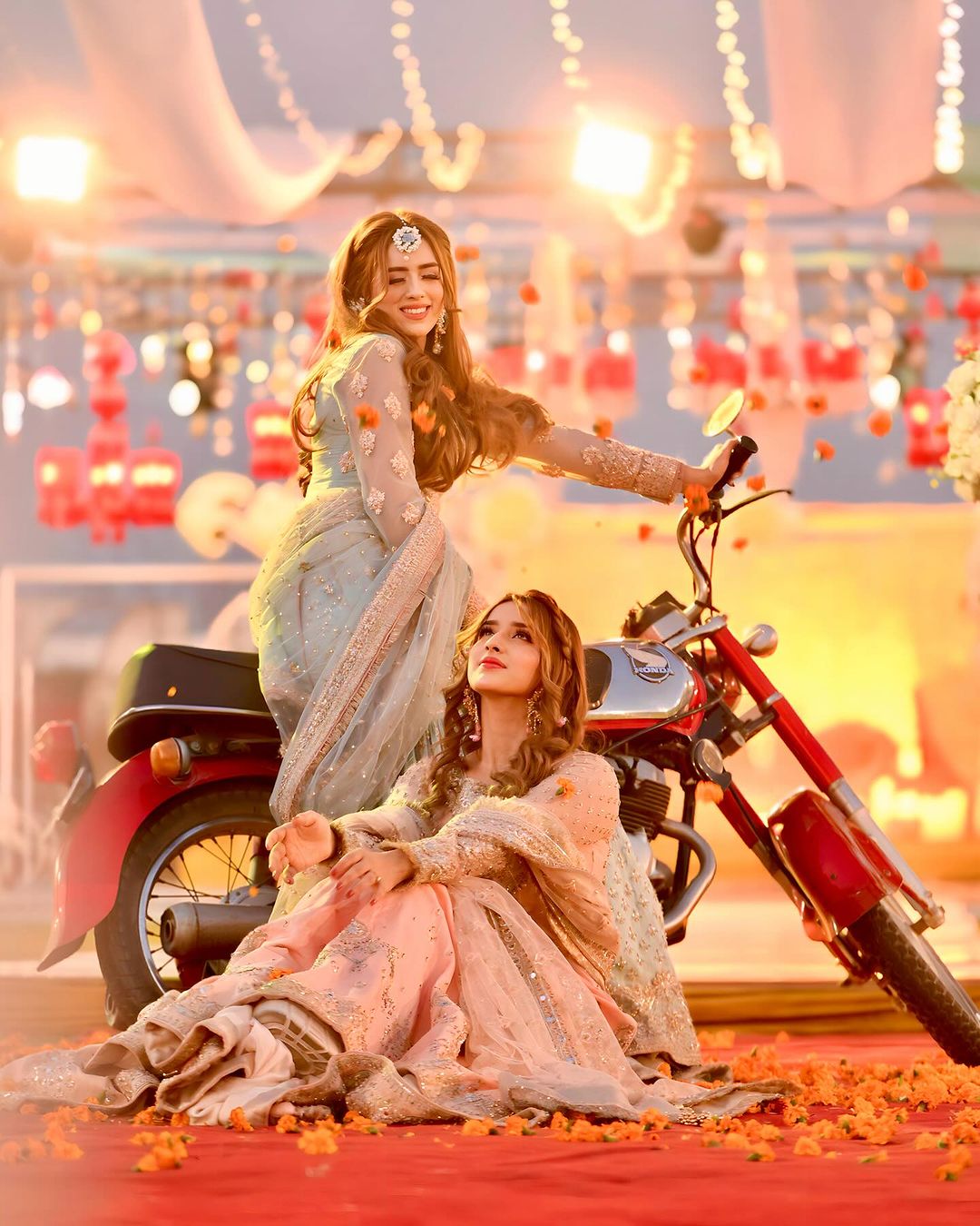 Jannat Mirza Sister Sehar's Mayun Event Pictures | Reviewit.pk