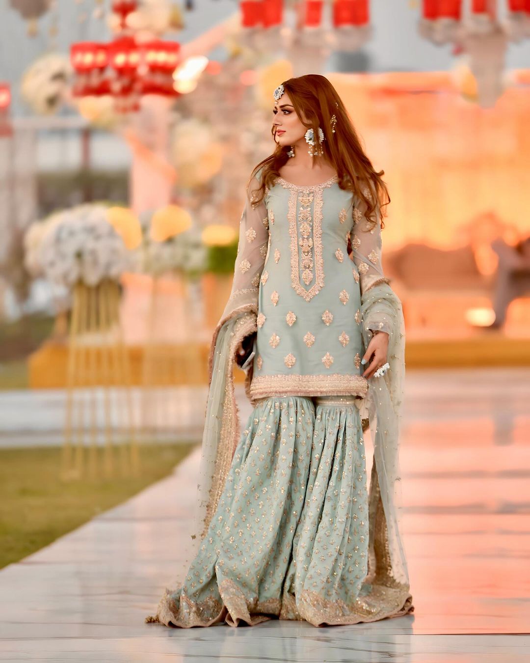 Jannat Mirza Sister Sehar's Mayun Event Pictures | Reviewit.pk