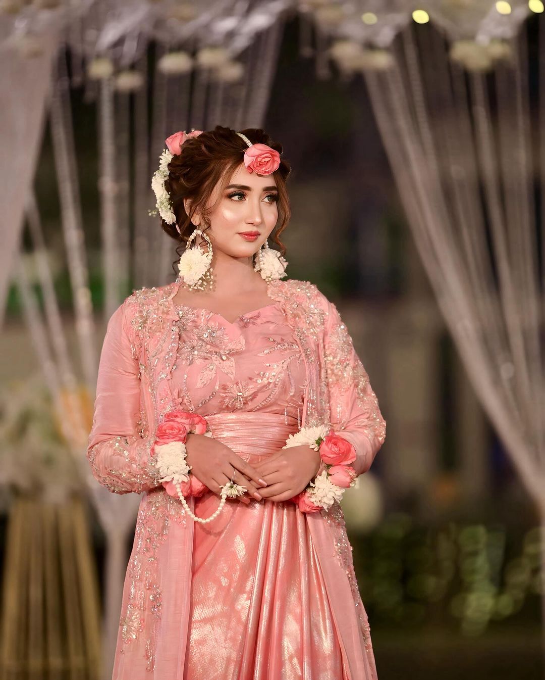 Jannat Mirza Sister Sehar's Mayun Event Pictures | Reviewit.pk