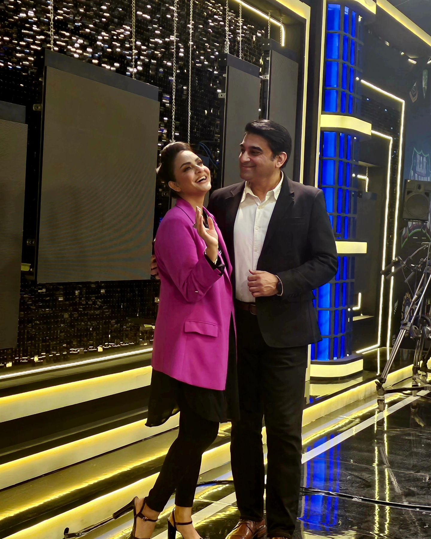 Nadia Khan Celebrates Husband Faisal's Birthday | Reviewit.pk