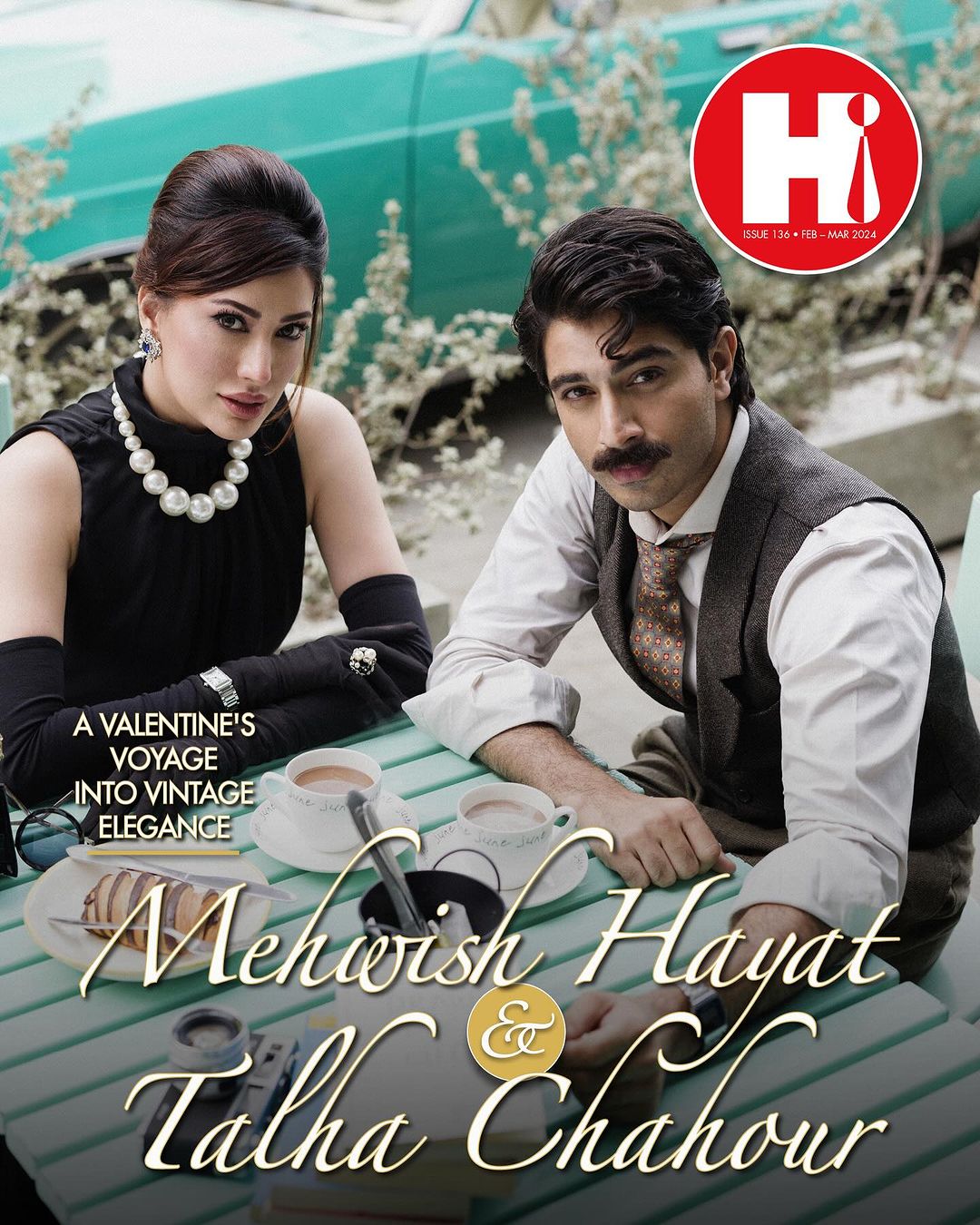 Public Criticizes Mehwish Hayat-Talha Chahour Bold Cover Shoot ...