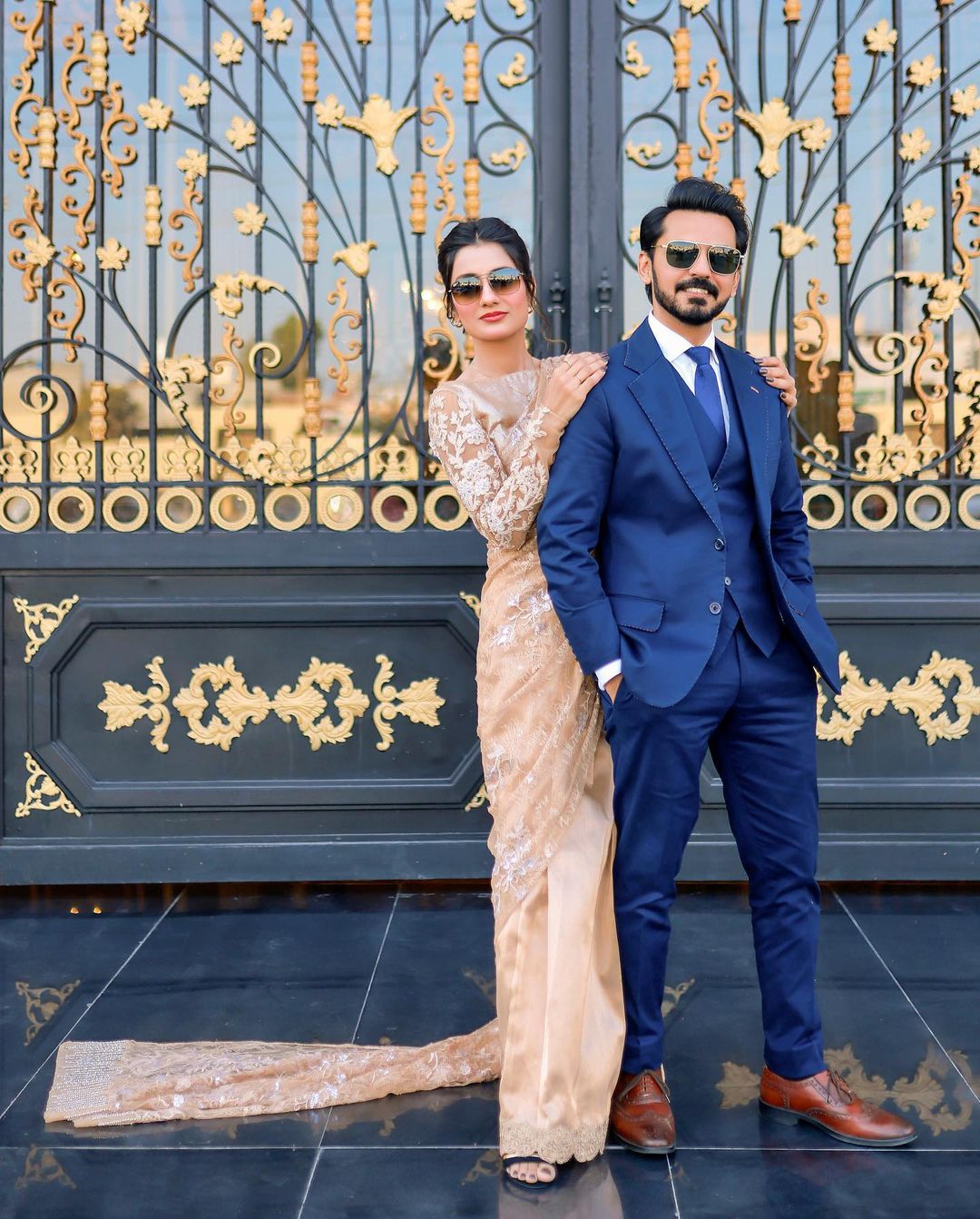 HD Pictures Of Bilal Qureshi & Uroosa Qureshi From Family Wedding ...