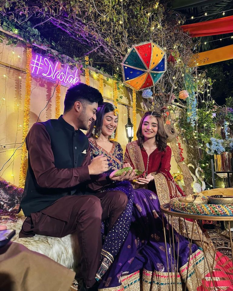 Pictures From Merub Ali Brother Ramis' Dholak Event | Reviewit.pk