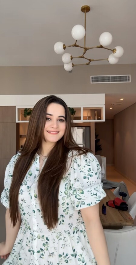 Aiman Khan's Beautiful Reels & Pictures | Reviewit.pk