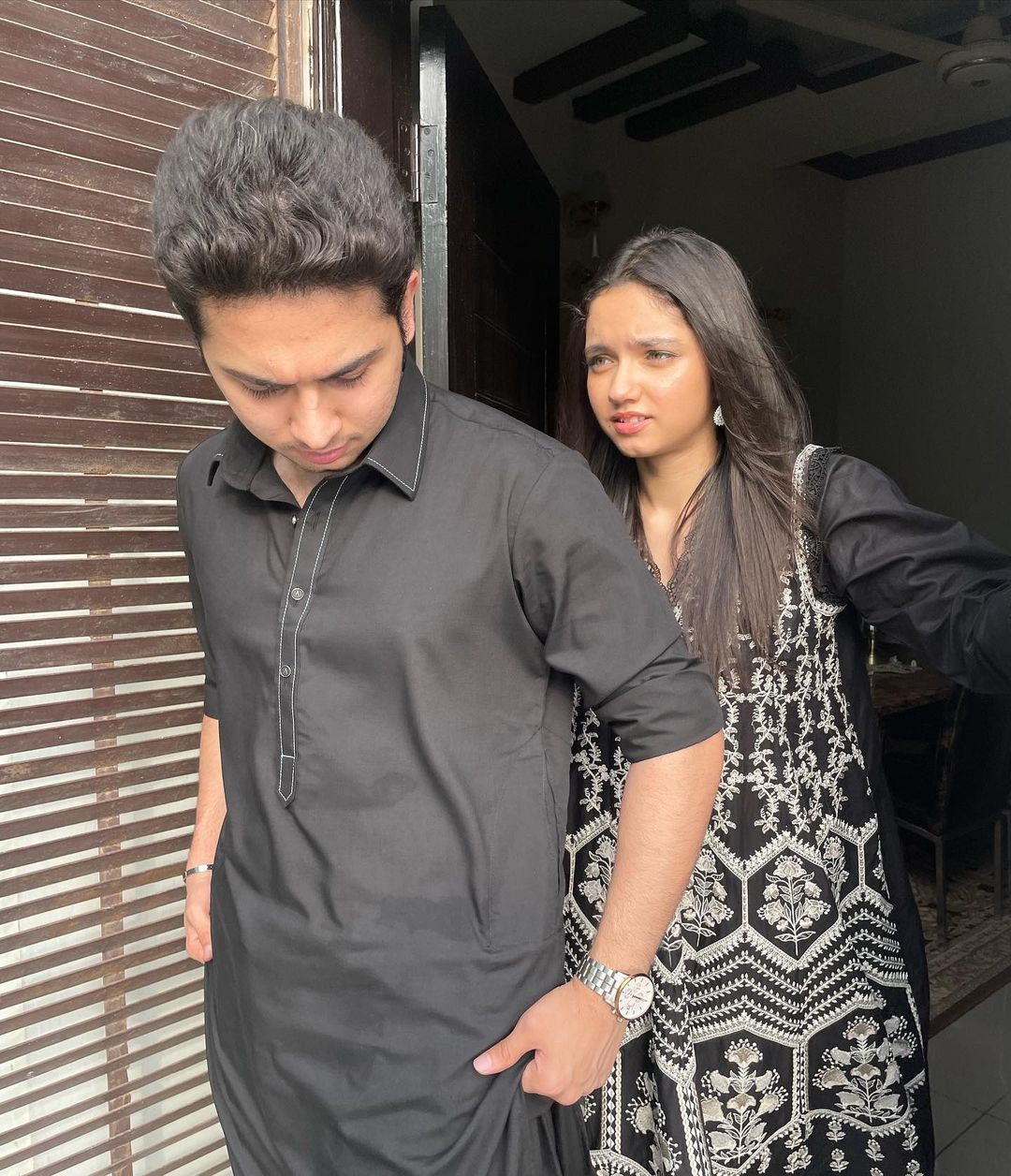 Aina Asif Beautiful New Pictures With Brother | Reviewit.pk