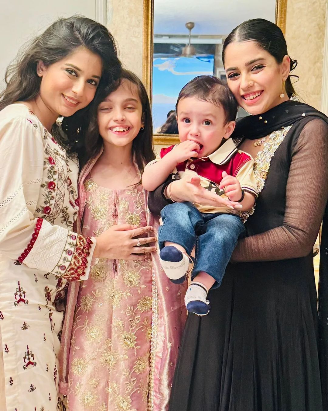 Pictures From Sadia Imam Daughter Meerab's Roza Kushai | Reviewit.pk