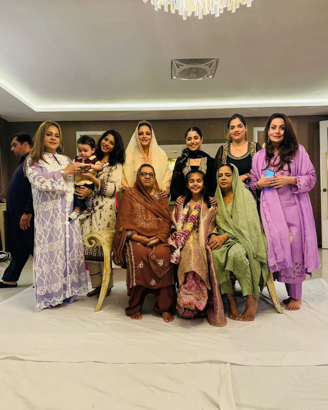 Pictures From Sadia Imam Daughter Meerab's Roza Kushai | Reviewit.pk