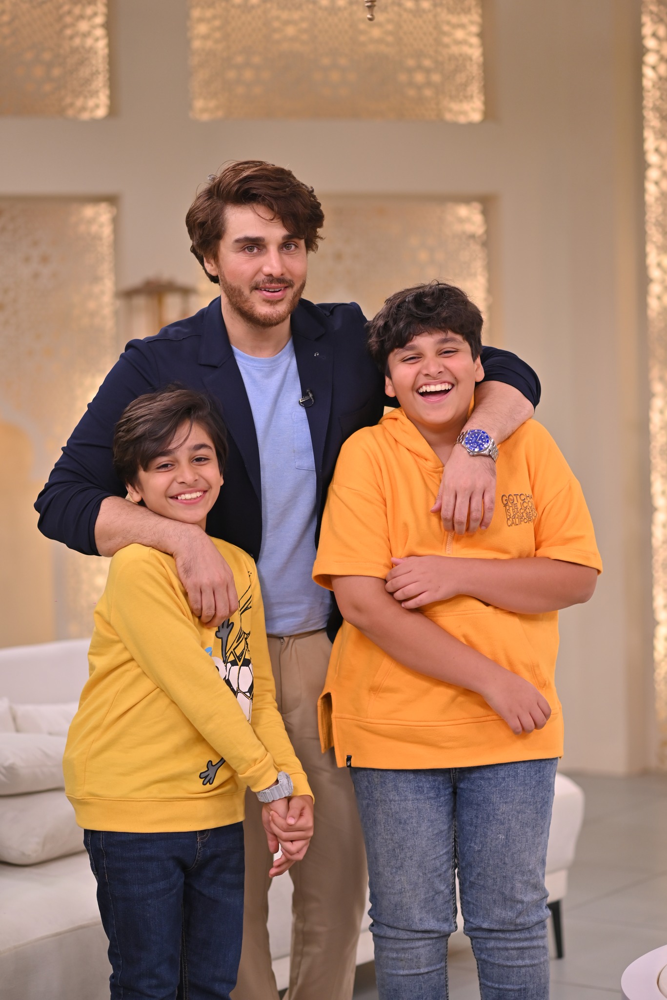 Ahsan Khan's Sons Reveal Cute Bond With Their Father | Reviewit.pk
